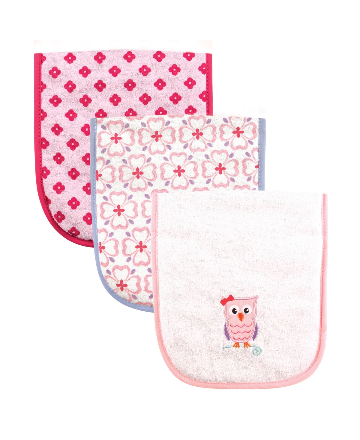Click here for Luvable Friends Girls Cotton Burp Cloths with Fibe... prices