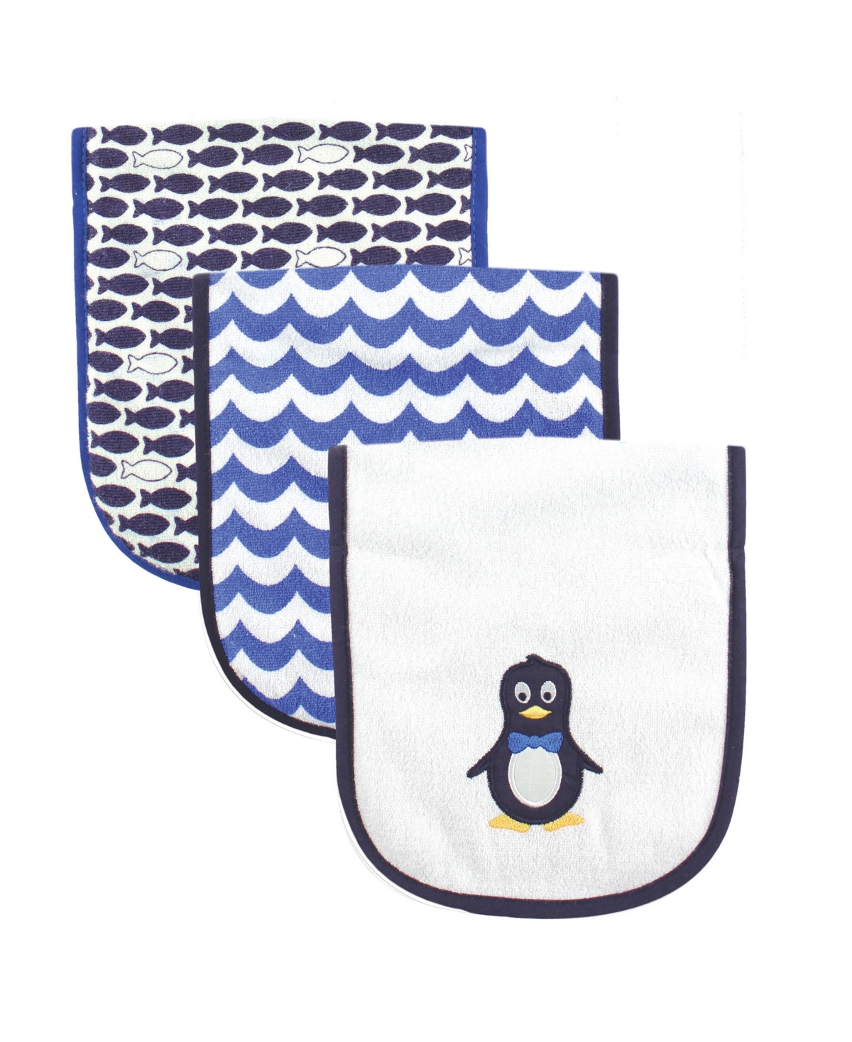 Click here for Luvable Friends Boys Padded Cotton Spit-Up Shields... prices