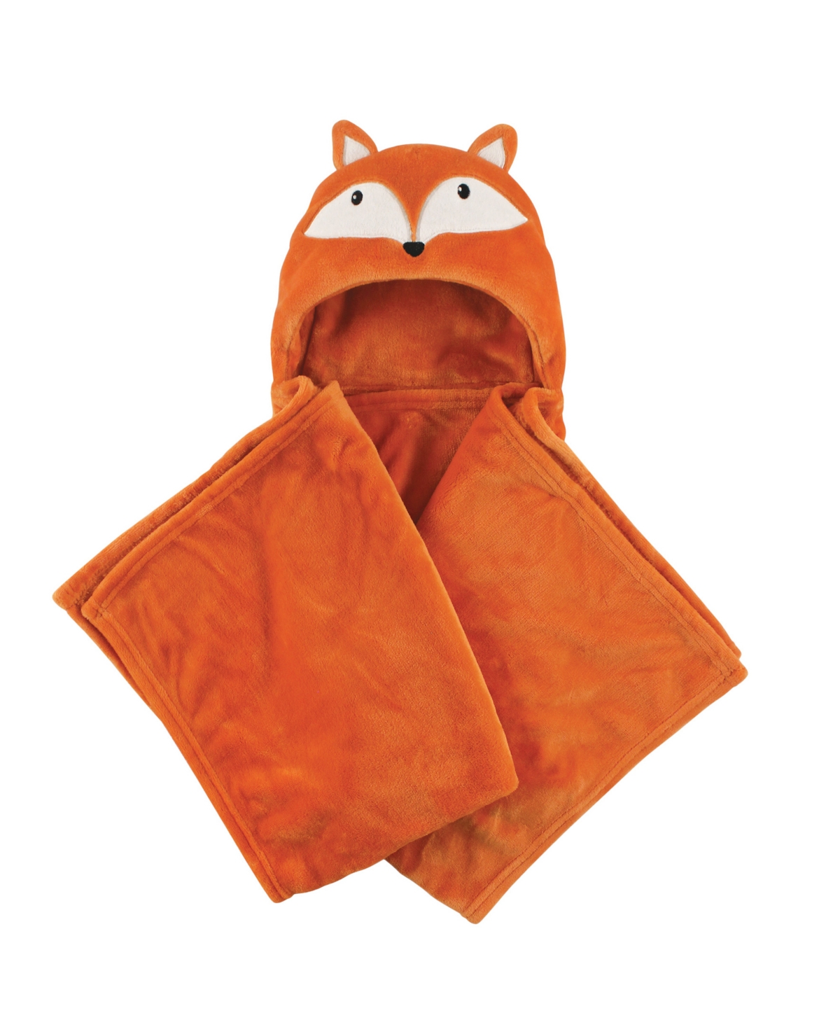 Click here for Hudson Baby Boys Cozy Hooded Critter Blanket - Ora... prices