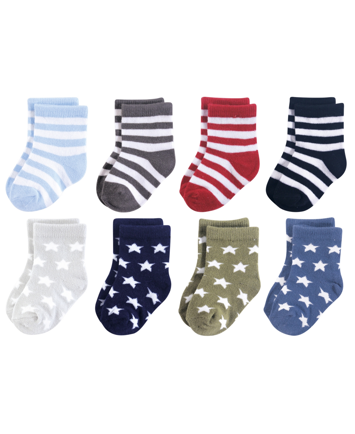 Click here for Luvable Friends Baby Boys Crew-Length Sock Collect... prices