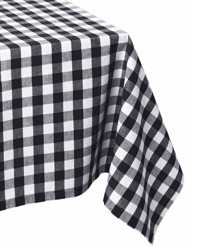 Design Imports Buffalo Check Tablecloth - Macy's