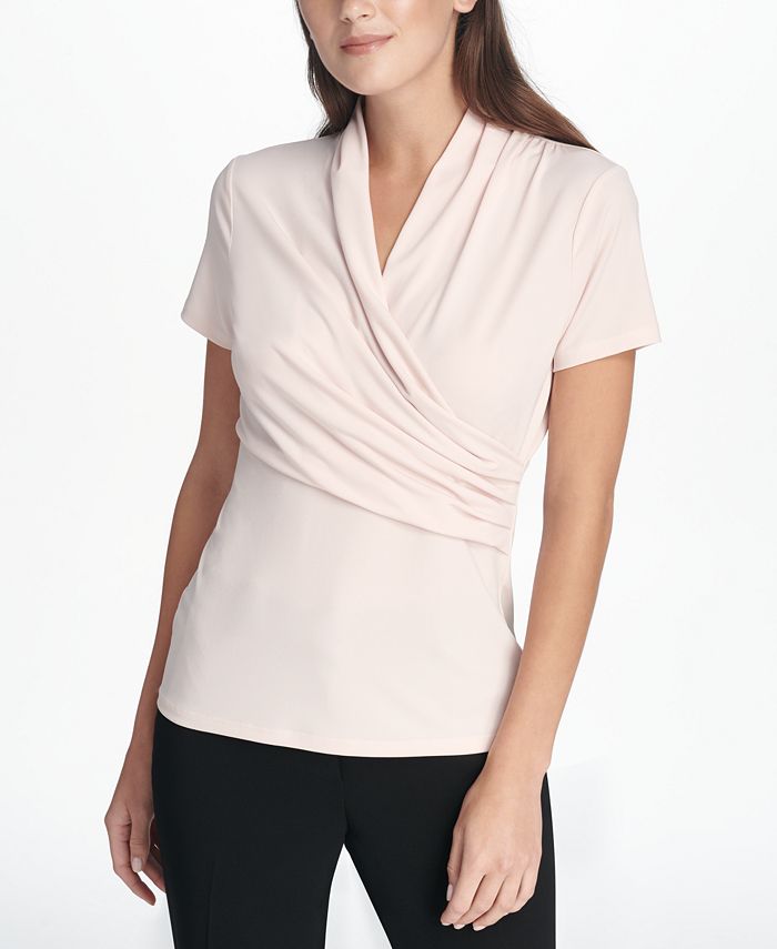 DKNY Ruched Top - Macy's
