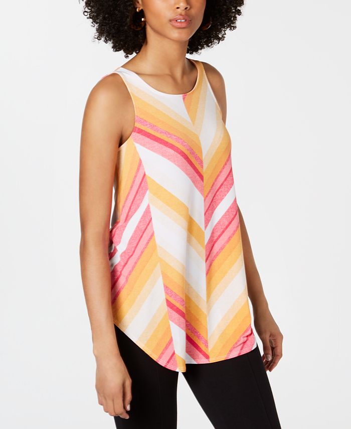 Alfani Printed Tank Top, Created for Macy's - Macy's