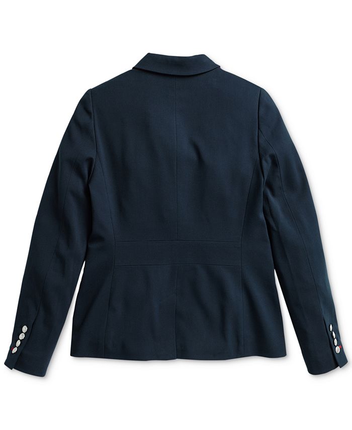 Tommy Hilfiger Women's Georgi Nautical Blazer with Magnetic Closures ...