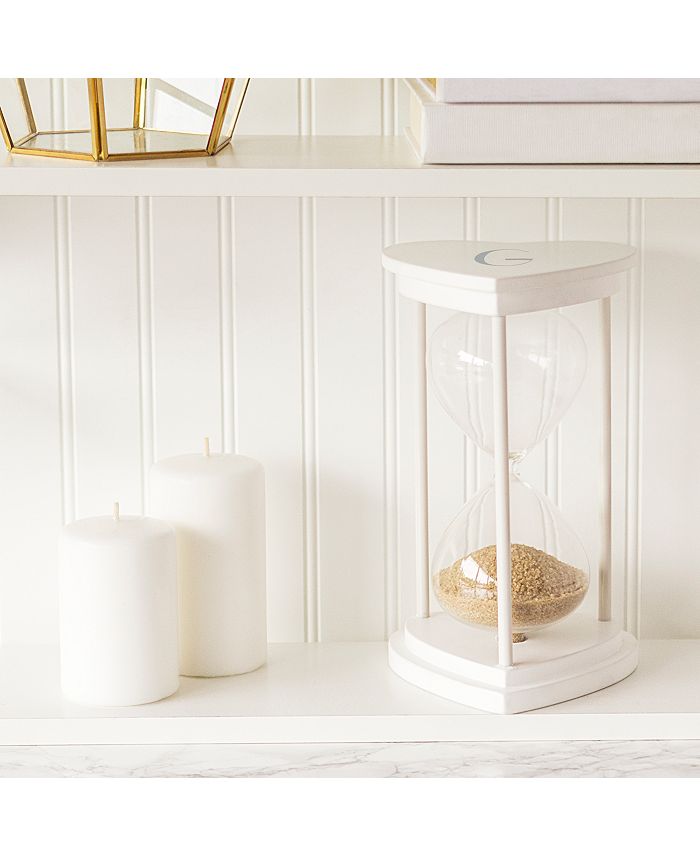 Cathy's Concepts Personalized Silver Unity Sand Ceremony Hourglass Set ...