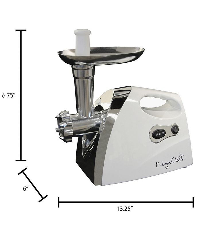 MegaChef 1200 Watt Powerful Automatic Meat Grinder for Household Use ...