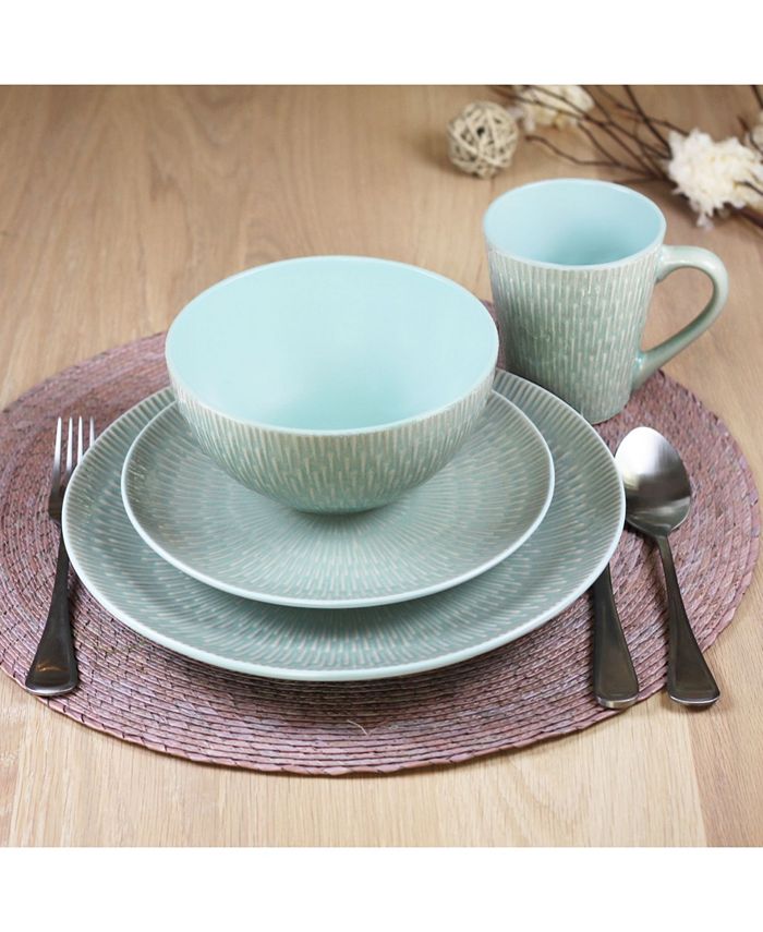 Baum Palisades 16 Piece Dinnerware Set - Macy's