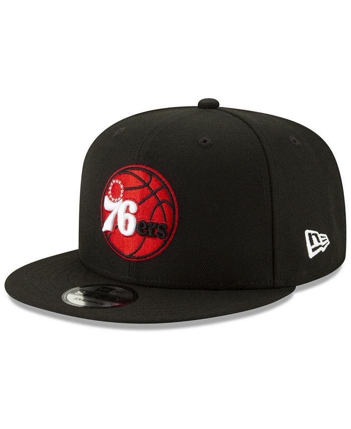 New Era Philadelphia 76ers The Bred Man 9FIFTY Snapback Cap - Macy's