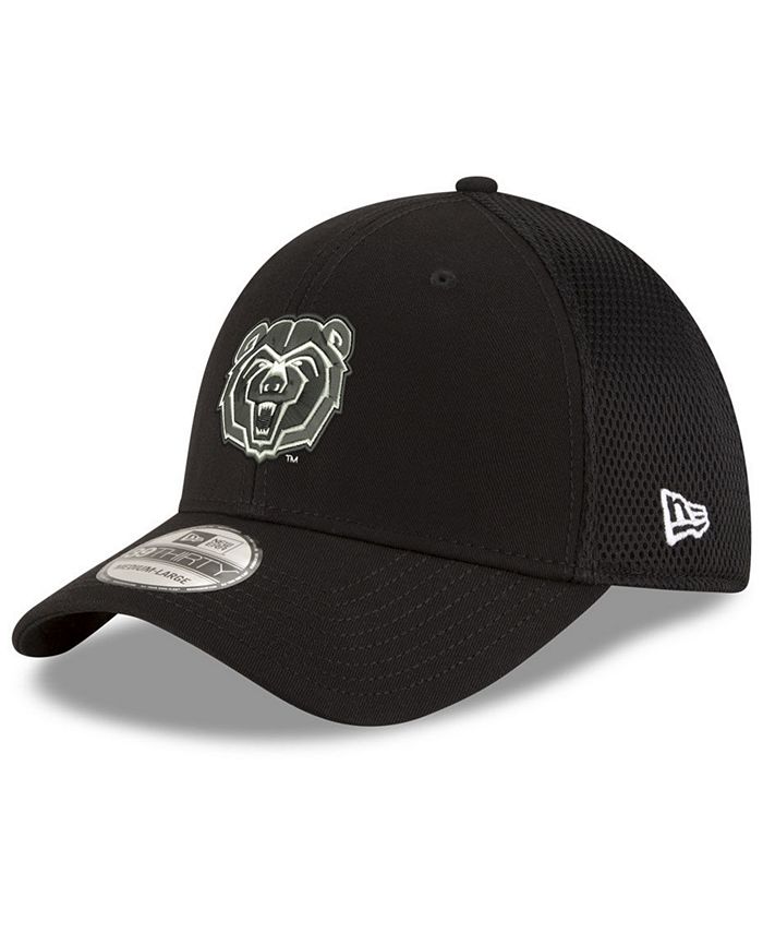 New Era Missouri State Bears Black White Neo 39THIRTY Stretch Fitted ...