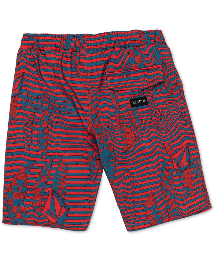 Volcom Toddler Boys Logo Shifter Volley Printed Swim Trunks - Macy's