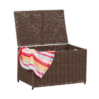 Household Essentials Small Wicker Storage Chest - Macy's