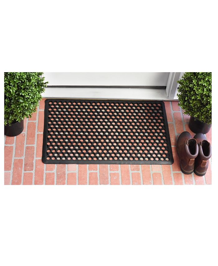 Home & More Anti-fatigue Open 22" x 34" Rubber Doormat - Macy's