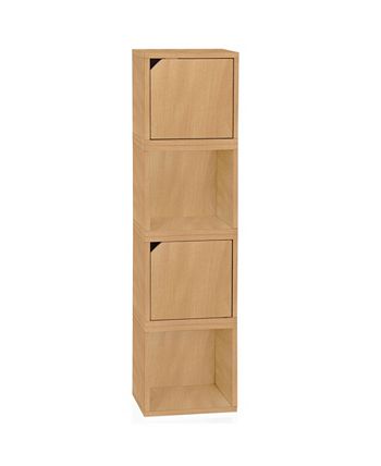 Way Basics Eco Stackable Connect Open Storage Cube and Cubby Organizer ...