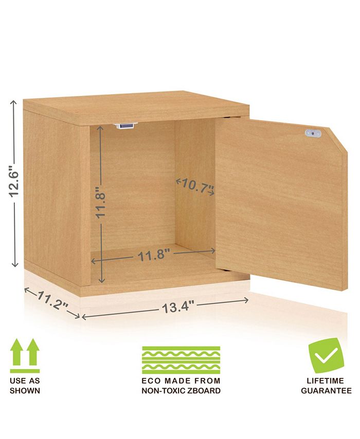 Way Basics Eco Stackable Connect Storage Cube with Door - Macy's