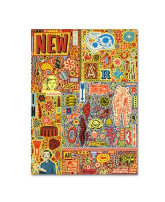 Colin Johnson 'Primary' Canvas Art - 47" x 35" x 2" - Macy's