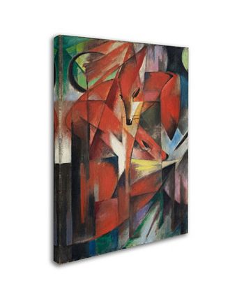 Trademark Global Franz Marc 'The Fox 1913' Canvas Art - 24" x 18" x 2 ...