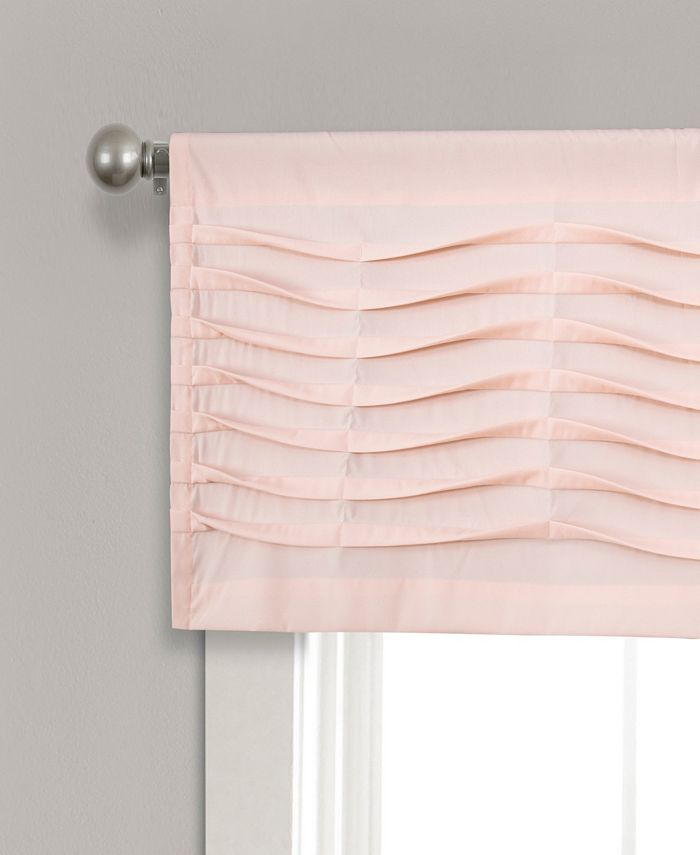 Lush Décor Wave Texture Valance, 52"x18" - Macy's