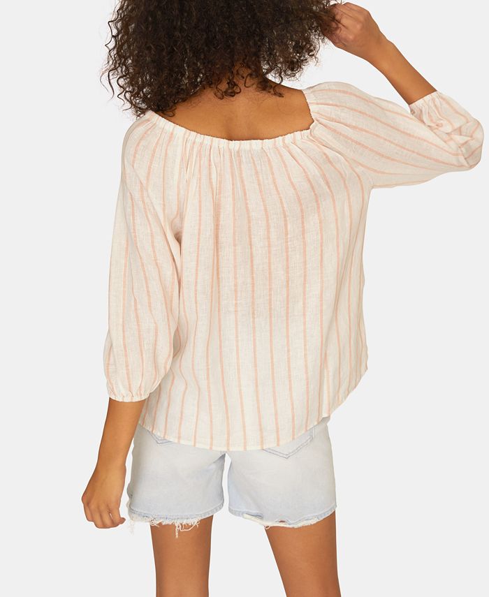 Sanctuary Iris Ballet-Neck Top - Macy's