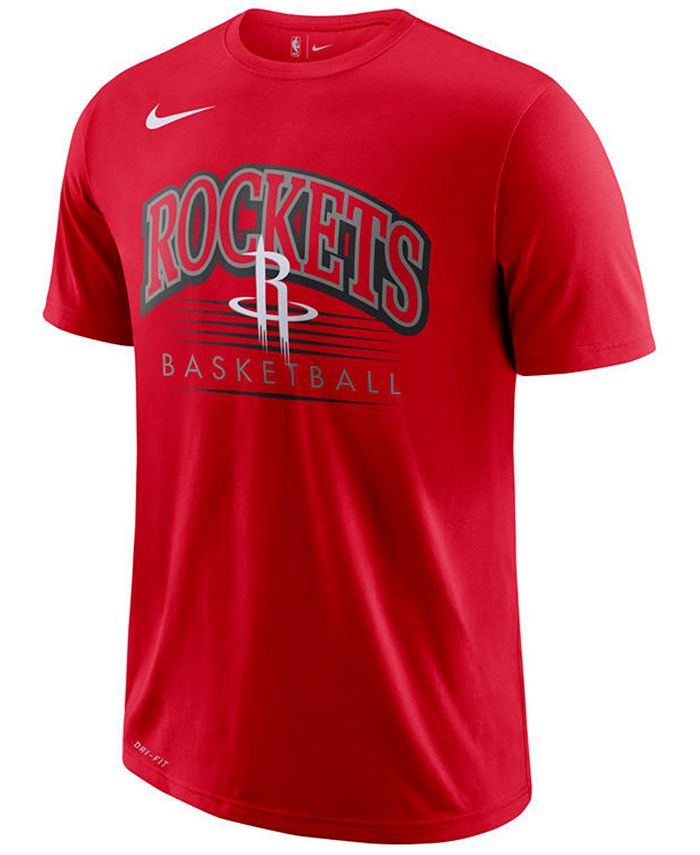 Nike Men's Houston Rockets Team Crest T-Shirt - Macy's