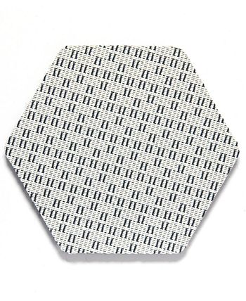 Chilewich Hex Mixed Strike & Pickstitch Coasters, Set of 4 - Macy's