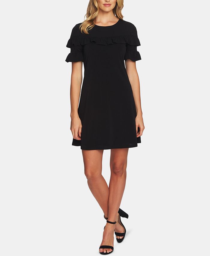 CeCe Ruffled-Sleeve Dress - Macy's