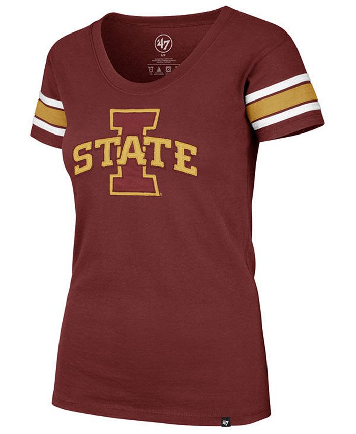 '47 Brand Women's Iowa State Cyclones Off Campus Scoop T-Shirt - Macy's