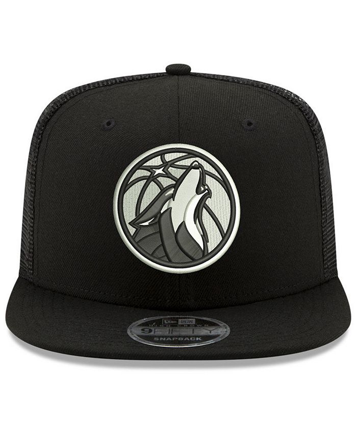 New Era Minnesota Timberwolves Dub Fresh Trucker 9FIFTY Snapback Cap ...