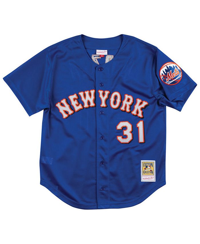 Mitchell & Ness Men's Mike Piazza New York Mets Authentic Mesh Batting ...