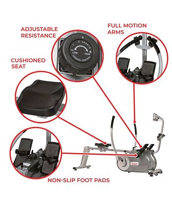 Sunny Health & Fitness Sunny Health and Fitness Full Motion Magnetic ...