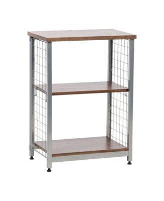 2-Tier Open Mesh Wood-Top Shelf - Macy's