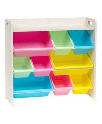 3-Tier Storage Bin Rack With Shelf - Macy's