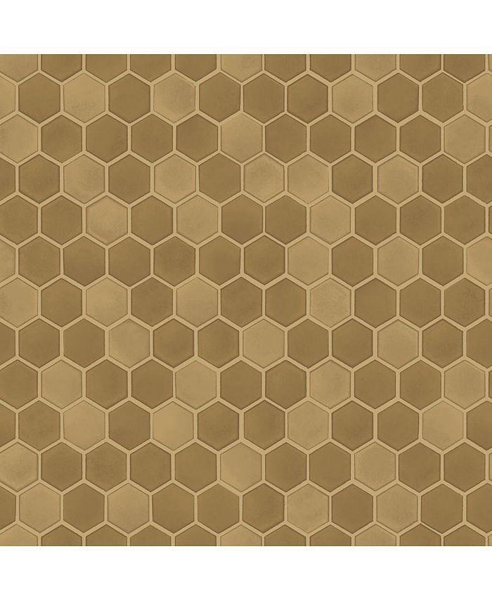 Tempaper Hexagon Tile Self-Adhesive Wallpaper & Reviews - All Wall ...