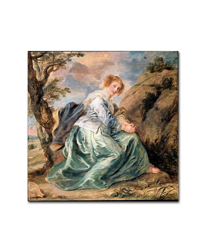 Trademark Global Peter Paul Rubens 'Hagar In The Desert' Canvas Art ...