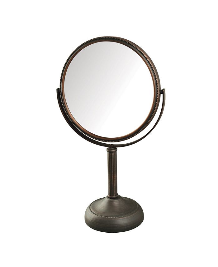 Jerdon The JP918BZB 8" Tabletop Two-Sided Swivel Vanity Mirror - Macy's