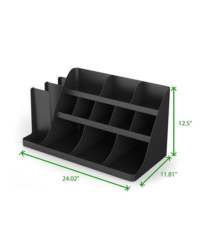 Mind Reader 11 Compartment Breakroom Coffee Condiment Organizer - Macy's