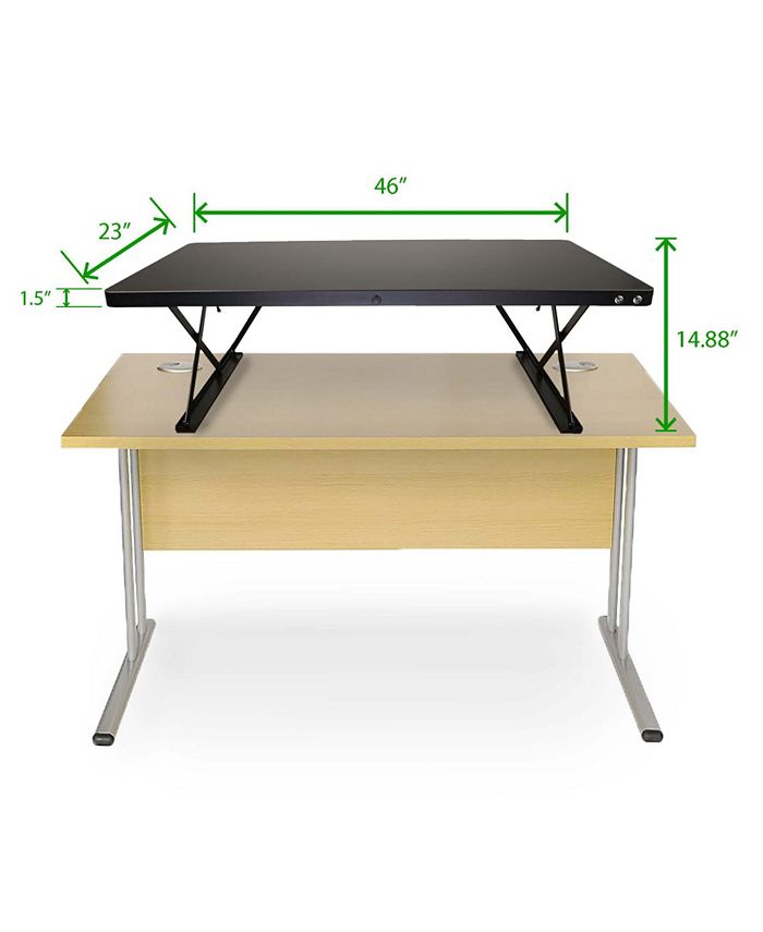 Mind Reader Electric Powered Adjustable Standing Desk with Color Coded ...