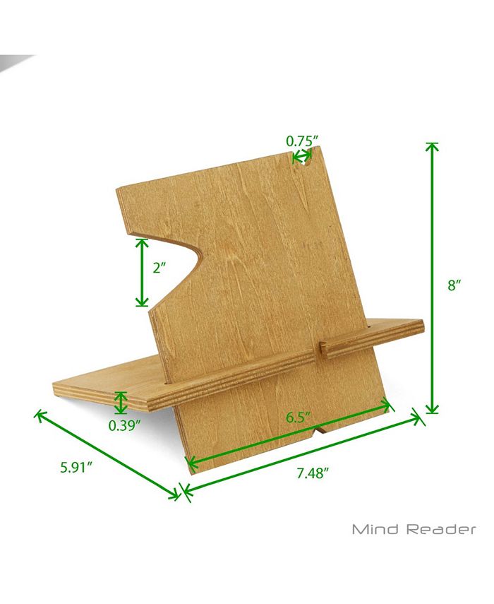 Mind Reader Accessory Dark Wood Accessory and Media Stand - Macy's