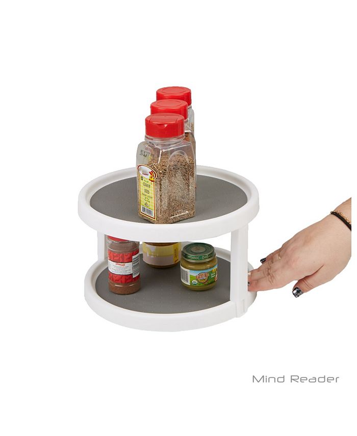 Mind Reader 2-Tier Kitchen Storage Spice Rack Counter top Organizer ...