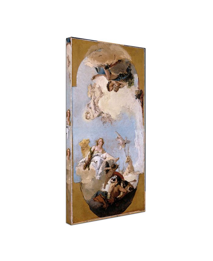 Trademark Global Tiepolo 'Diana Apollo And Nymphs' Canvas Art - 32" x ...