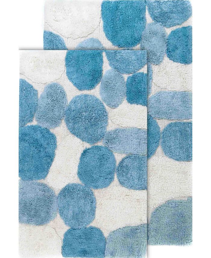 Chesapeake Plush Pebble Pattern Bath Rug - Macy's