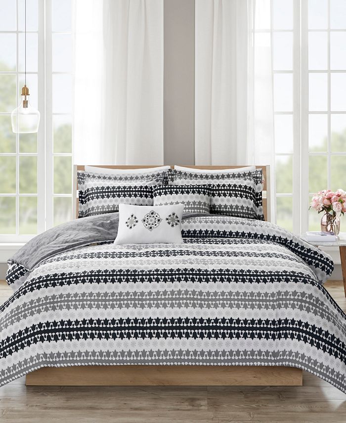 510 Design Neda Full/Queen 5 Piece Reversible Print Comforter Set - Macy's