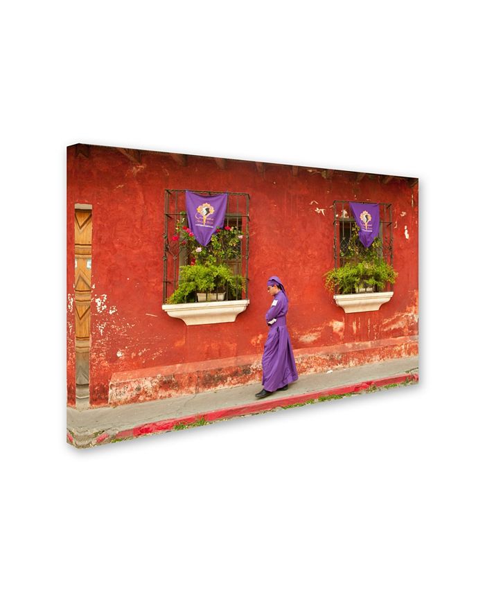 Trademark Global Robert Harding Picture Library 'Woman In Purple ...