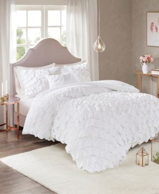 Madison Park Octavia Ruffled 4-Pc. Comforter Set, King/California King ...