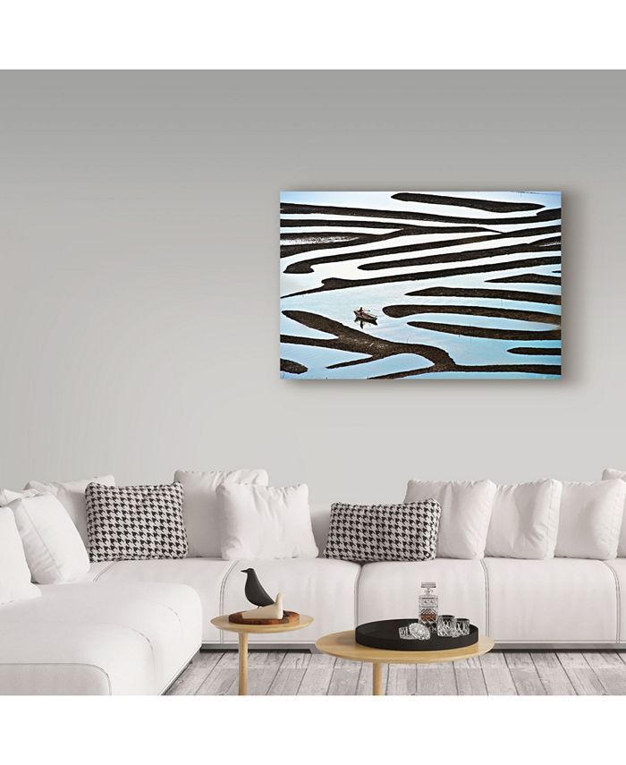 Trademark Global Lina Gunawan 'Canoe Labyrinth' Canvas Art - 19" x 2" x ...