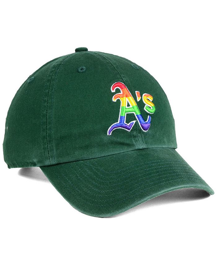 '47 Brand Oakland Athletics Pride CLEAN UP Strapback Cap - Macy's