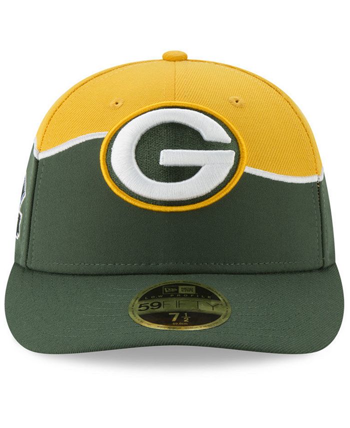 New Era Green Bay Packers Draft Low Profile 59FIFTY-FITTED Cap - Macy's