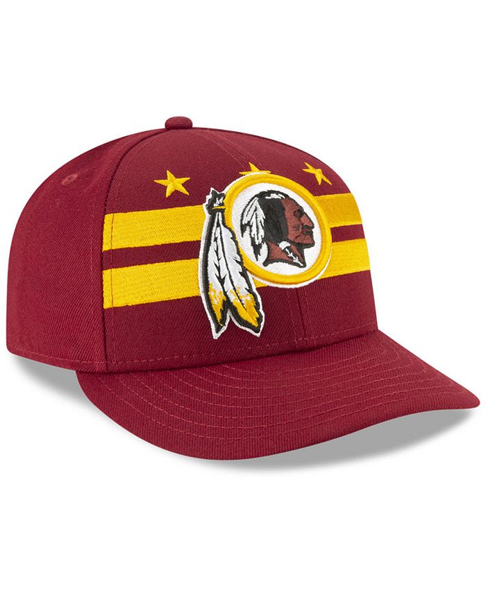 New Era Washington Redskins Draft Low Profile 59FIFTY-FITTED Cap - Macy's