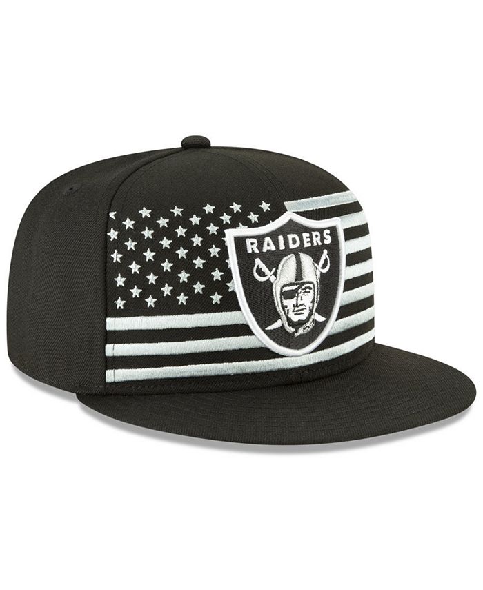 New Era Oakland Raiders Draft 9FIFTY Snapback Cap - Macy's