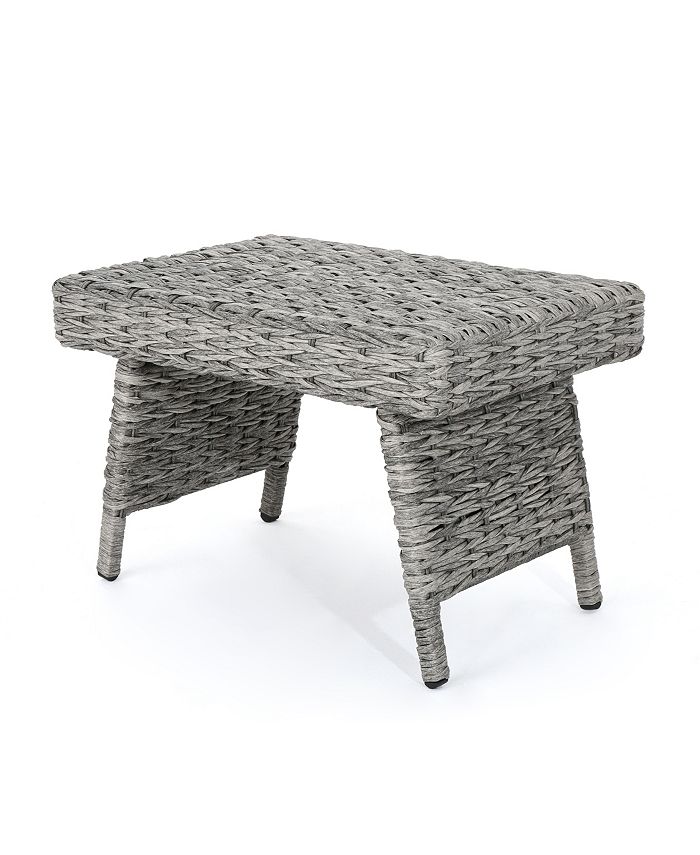 Noble House Thira Outdoor Snack Table - Macy's