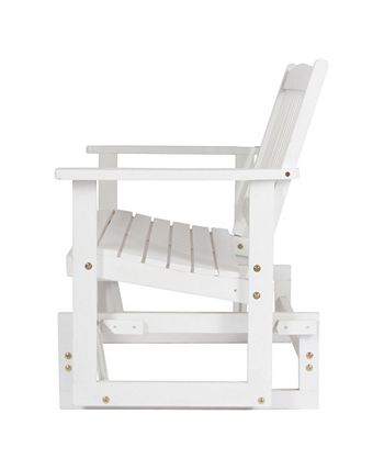 Shine Company Torrey Outdoor Glider Loveseat - Macy's